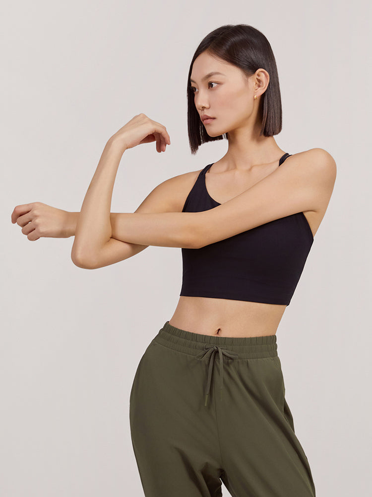 Softension Cross Back Longline Bra – andar Singapore